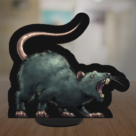 [176C] Giant Rat – Paper Mage